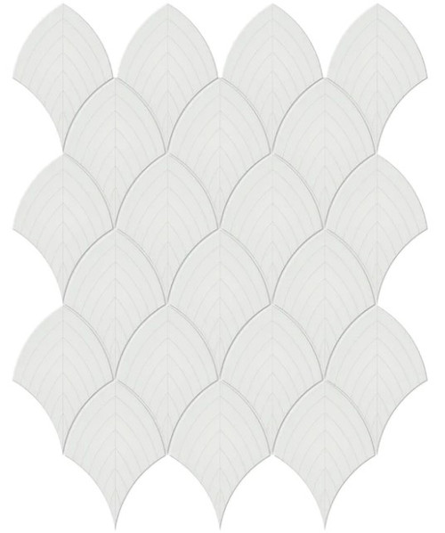 Anatolia Soho Tile Scallop 4501-0513-0 GLOSSY Vintage Grey