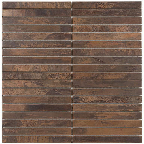 Antique Copper Mosaic Tile 5/8 x 6 525-013