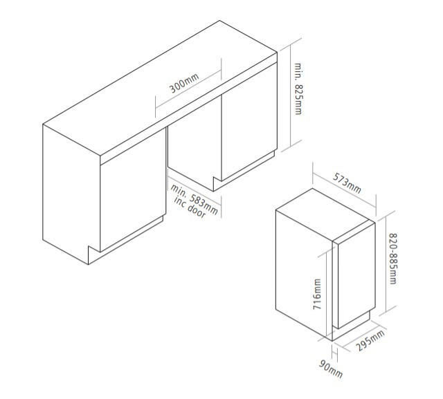 Caple Wi3150 20 Bottle Single Zone Under Counter Wine Cooler - Energy ...
