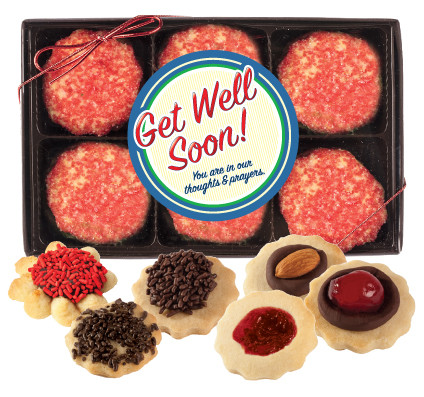 Get Well handmade Butter Cookie Gift Box