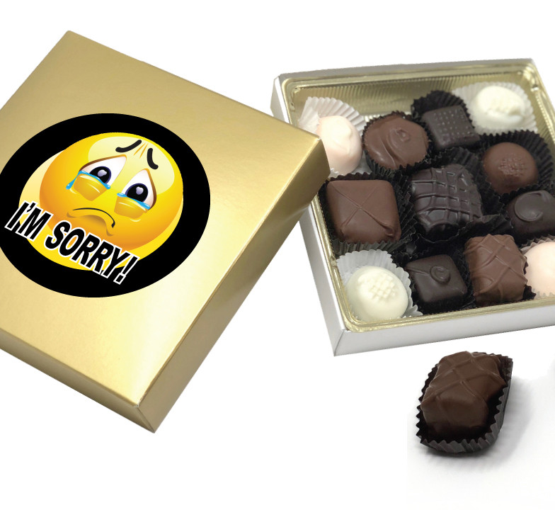 I'm Sorry 12pc Chocolate Candy Box