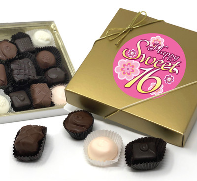 Sweet 16 Chocolate Candy Box Assortment