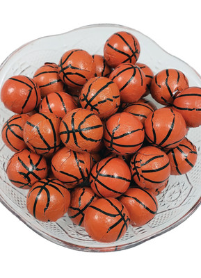 Solid Milk Chocolate Basketball Candy