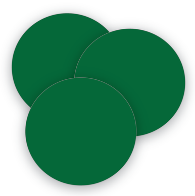 MR011 2"x2" Green Hard Hat Sticker