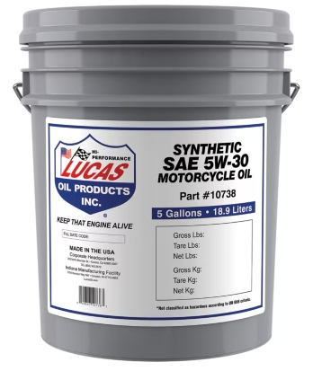 Lucas Oil Products High Performance SAE 5W30 Synthetic Motor