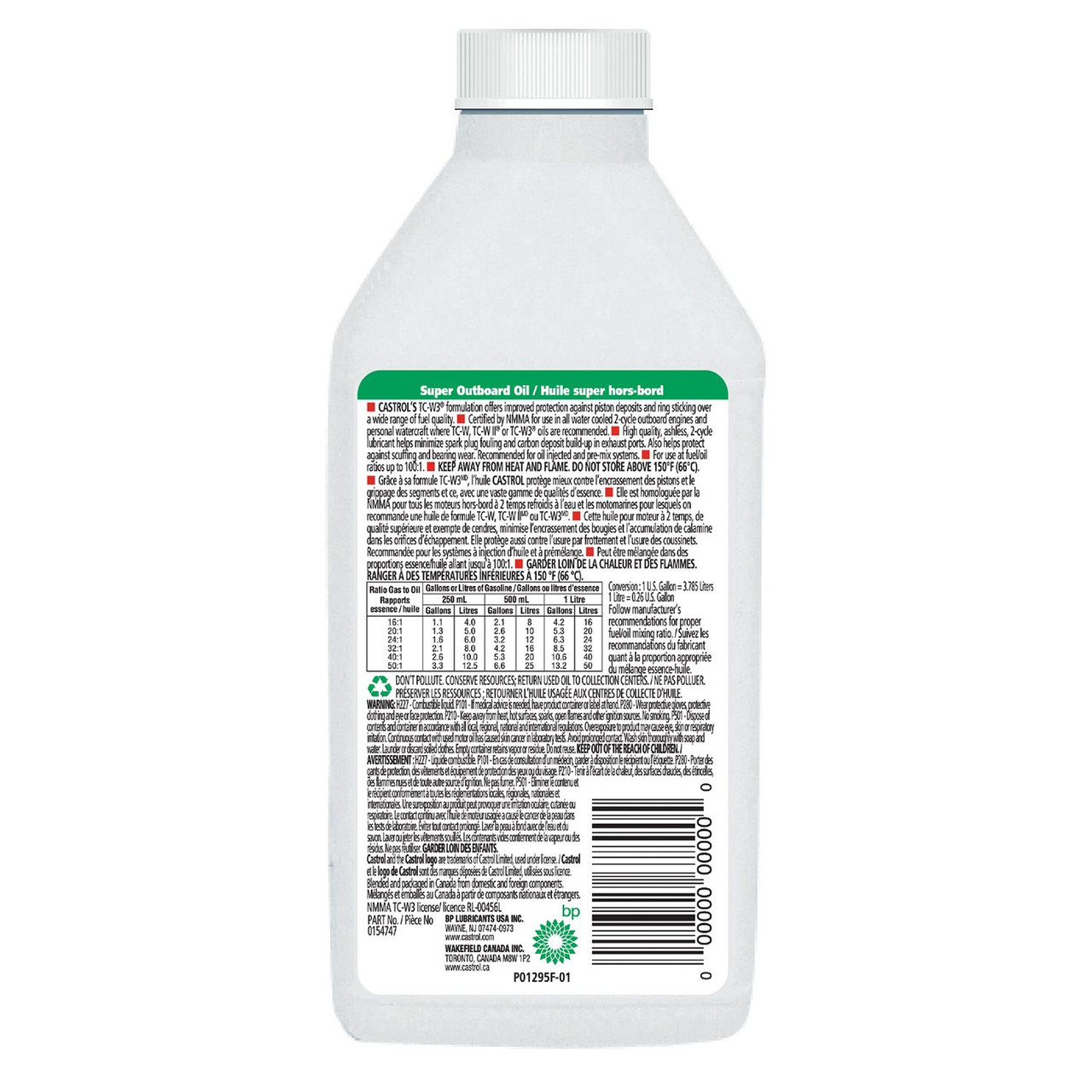 Castrol Super Outboard 2 Stroke Conventional Engine Oil - 50