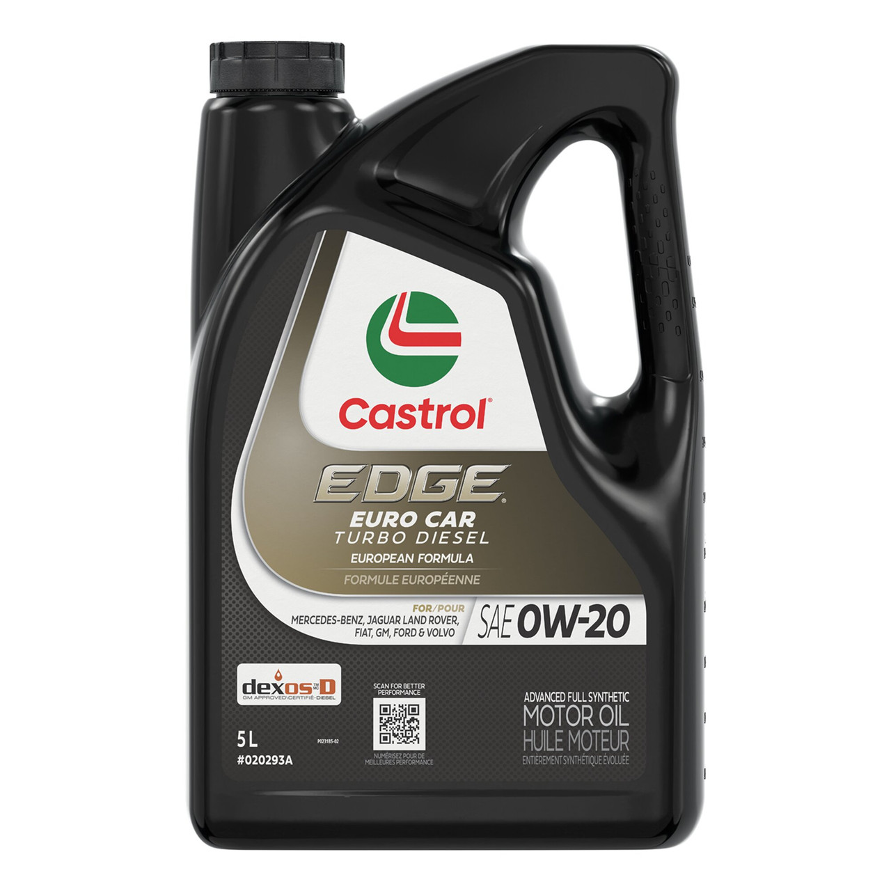 Castrol Edge Euro Car Turbo Diesel 0W20 Synthetic Engine Oil