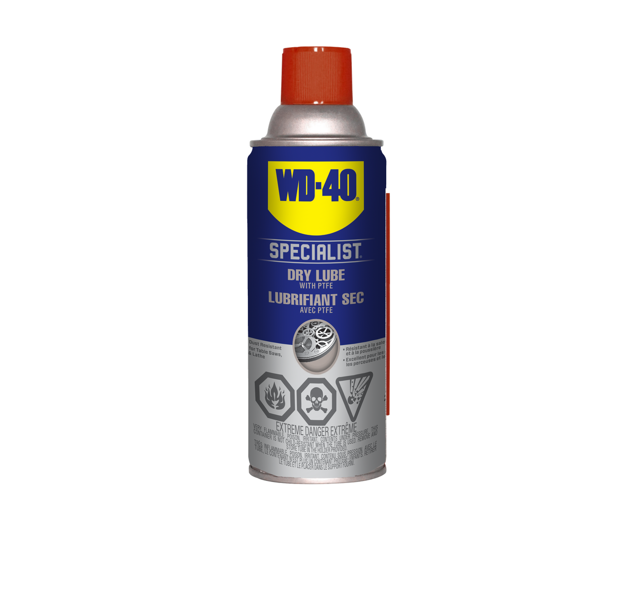WD-40 Dirt & Dust Resistant Dry Lube PTFE Spray - 283g
