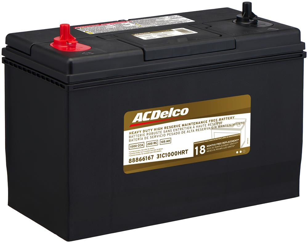 ACDelco Battery, BCI Group 31, 18 Month Warranty High Reserv