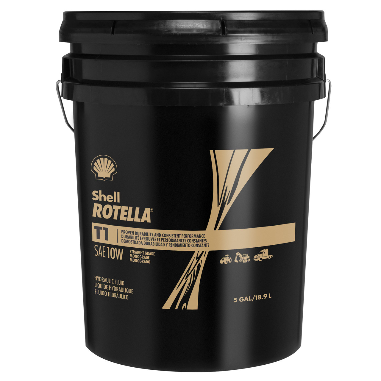 Shell Oil Rotella T1 10W Straight Grade HD Diesel Convention
