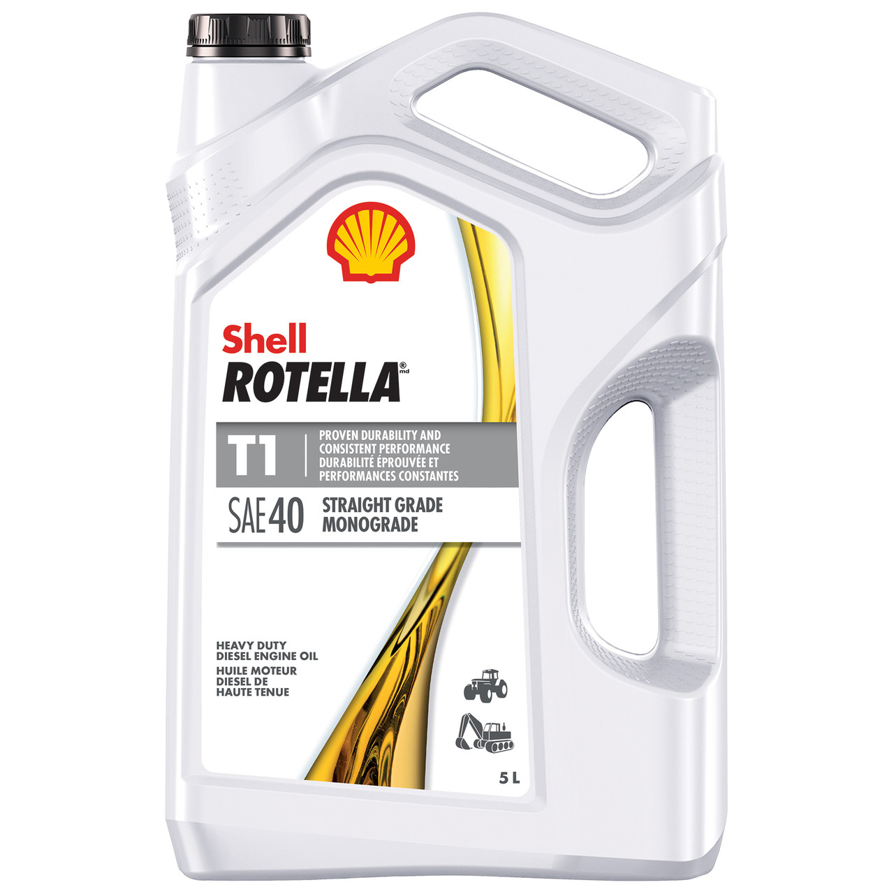 Shell Oil Rotella T1 40W Straight Grade HD Diesel Convention