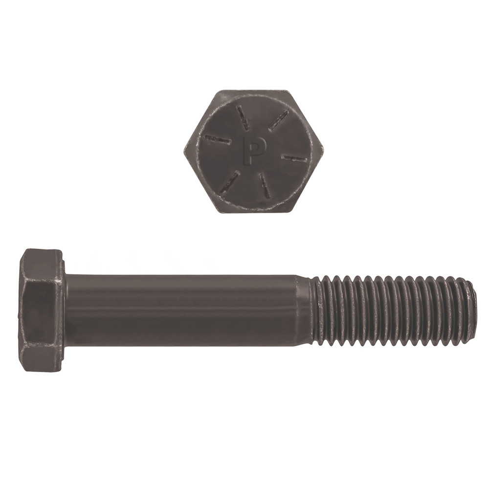 Paulin 1/2"-13 x 4" Hex Head Cap Bolts Grade 8 UNC Bare Meta