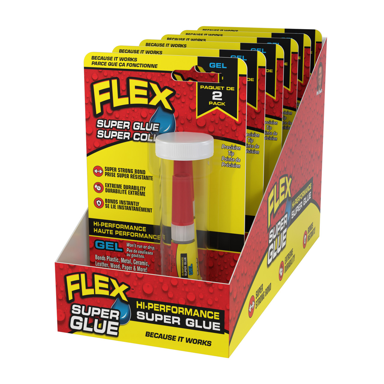 Flex Seal Flex Super Glue Gel 2 x 3g Tube - 6g