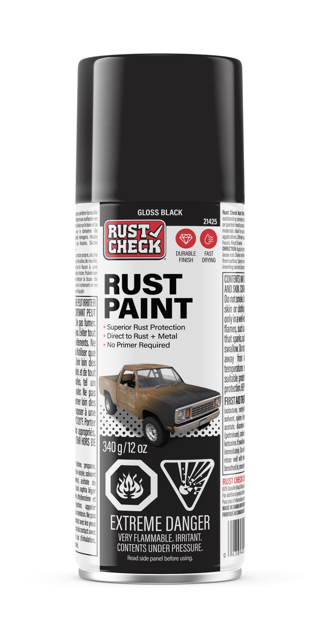 Rust Check Rust Paint Black - 340g