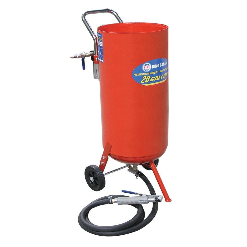 King Canada 20 Gallon Pressure Abrasive Sandblaster