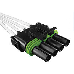 PICO 10 PCS 18 AWG 4 Cavity Tower Weather Pack Pigtail