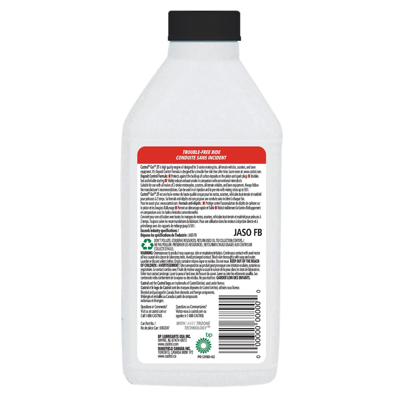 Castrol Go! 2T - 2 Stroke Conventional Engine Oil - 500mL