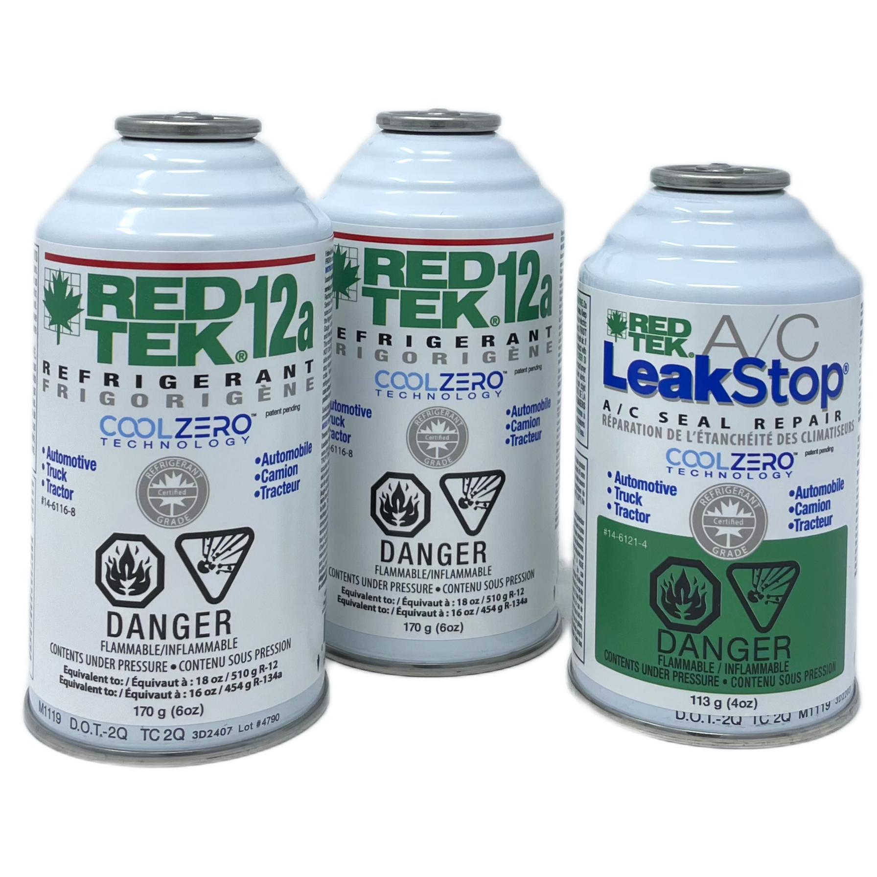 RED TEK Refrigerant 12a-Recharge & Hose/Gauge Kit