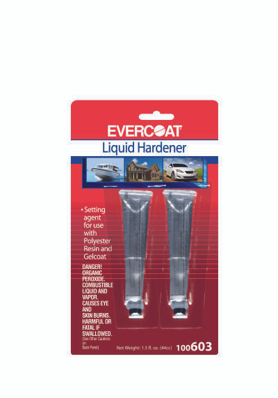 Evercoat Resin/Gel Coat Liquid Hardener - 40 cc for Gallon