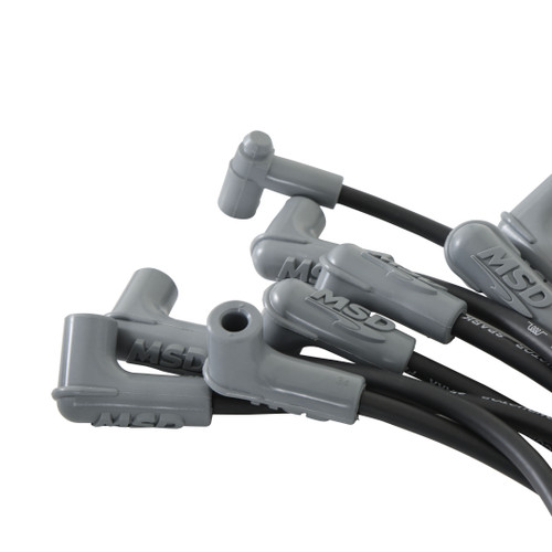 MSD Super Conductor Wire Set, Small Block Chevy, HEI - Black
