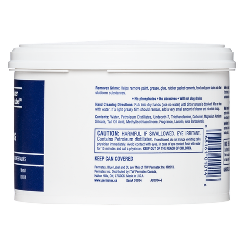 Permatex Blue Label Smooth Cream Hand Cleaner - 400g