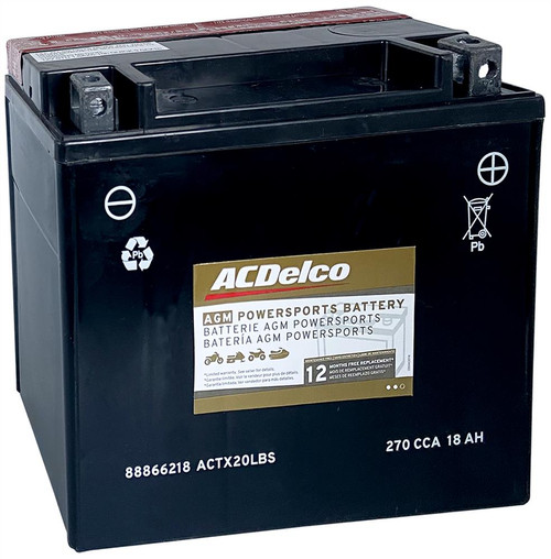 ACDelco Battery, BCI Group 20L-BS, CCA 270