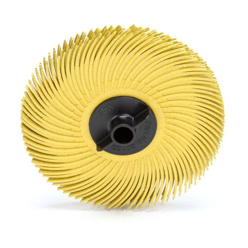 3M Scotch-Brite Radial Bristle Disc, P80, 3" x 3/8"