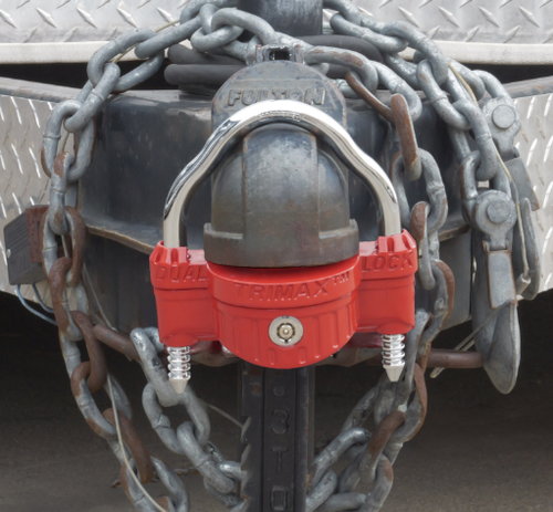 Trimax Universal Narrow Body Dual Coupler Lock with an Integ