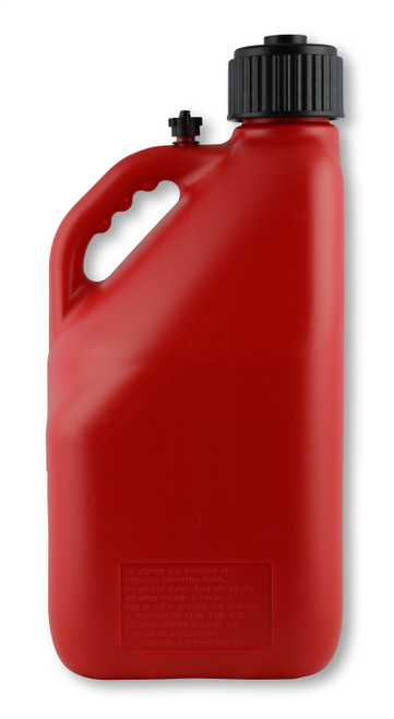 Mr Gasket Utility Jug 5 Gal Red W/ Hose Square