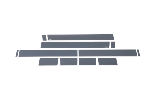 Putco 12pc. Rocker Panel Set, Black Platinum, 6" Wide, 07-08