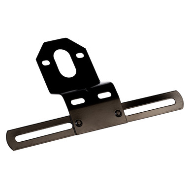 Grote Universal Steel Offset License Plate Bracket, Black