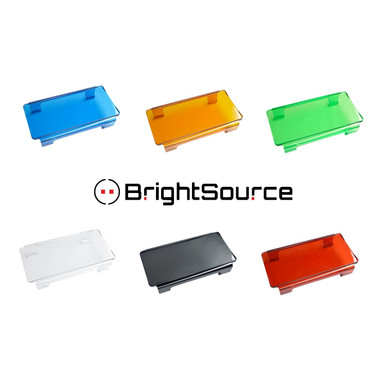 BrightSource Light Bar Lens Cover, 6", Clear Polycarbonate,