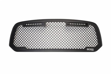 Putco Boss Grille, Black Powdercoat Lighted, Ram 1500