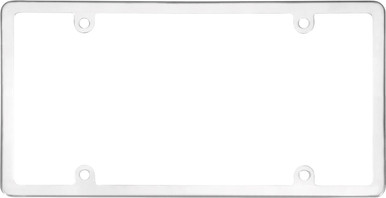 Cruiser Accessories Elite Stainless License Plate Frame (Sta