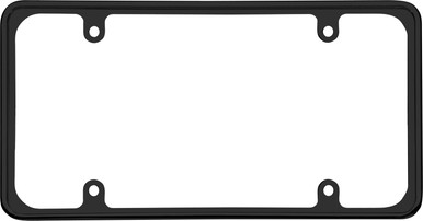 Cruiser Accessories Perimeter License Plate Frame (Black)