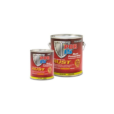POR-15 Rust Preventive Coating Semi-Gloss Black - 3.78L