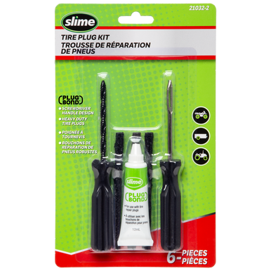 Slime Straight Handle Tire Plug Kit, 6-Piece