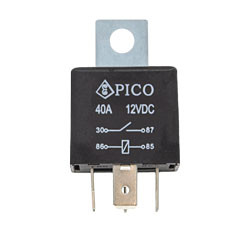 PICO 12V DC 40/30A SPST Mini Relay Without Resistor/Diode