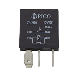PICO 12V DC 25/20A SPDT Micro Relay With Resistor