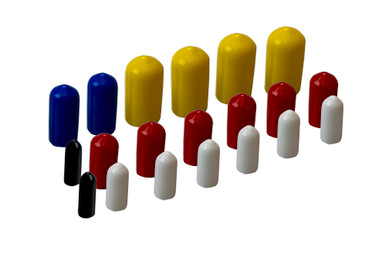 Moroso Color-Coated Vacuum Line Cap Kit