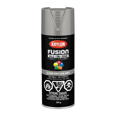 Krylon Fusion All-In-One™, Gloss, Vintage Grey - 340g