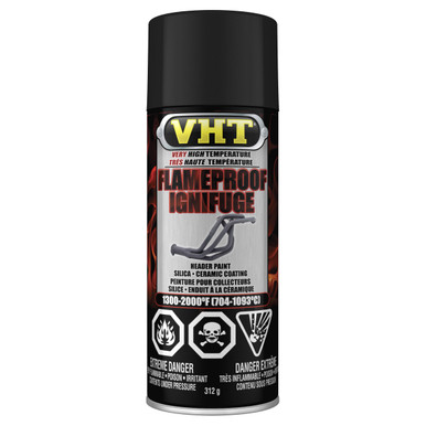 VHT Paint Flameproof Coating, Flat Black - 312g