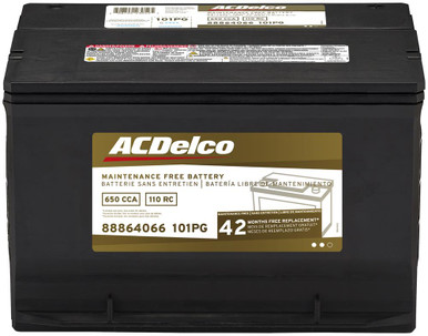 ACDelco Battery, BCI Group 101, 42 Month Warranty, CCA 650