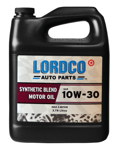Lordco Oil 10W30 Semi Synthetic Engine Oil - 3.78 L