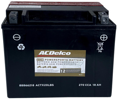 ACDelco Battery, BCI Group 20L-BS, CCA 270