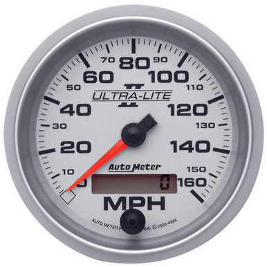 AutoMeter Electric Speedometer Gauge 3-3/8", 0-160 Mph, Ultr