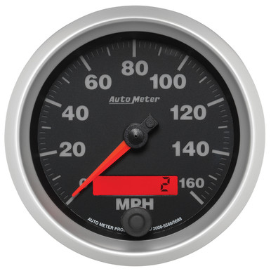 AutoMeter Elite Electric Speedometer Gauge 3-3/8", 0-160 Mph