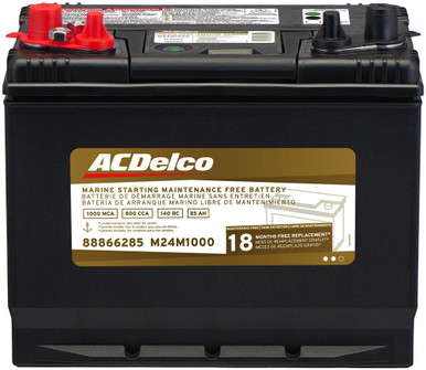ACDelco Battery, BCI Group 24, 18 Month Warranty Marine Star