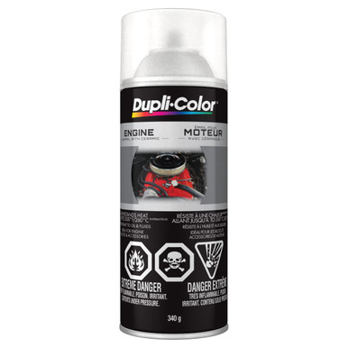 Duplicolor Engine Enamel Paint with Ceramic, Gloss, Clear