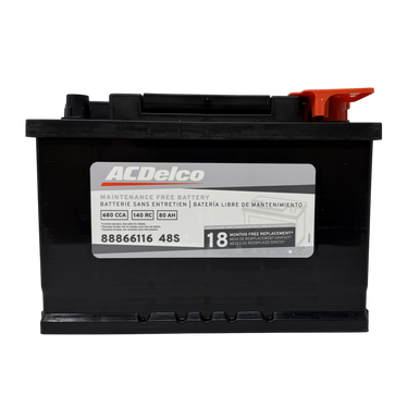ACDelco Battery, BCI Group 48, 18 Month Warranty, CCA 680